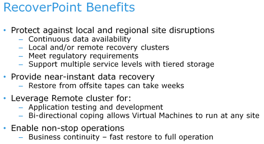 Discover Technology: EMC RecoverPoint Technical Overview