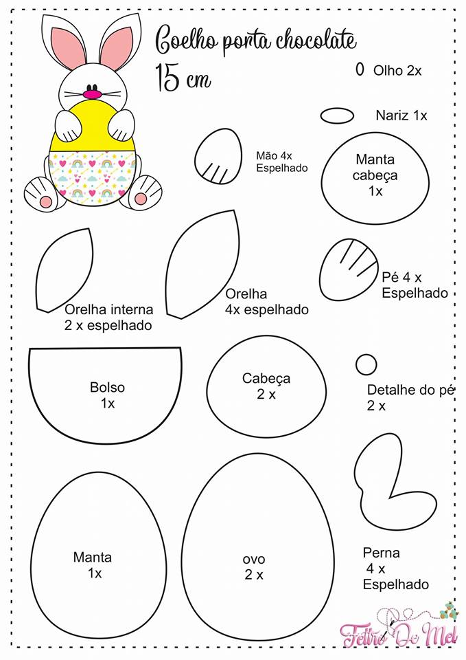 Moldes para feltro Moldes para feltro Imprimir moldes para fazer ...