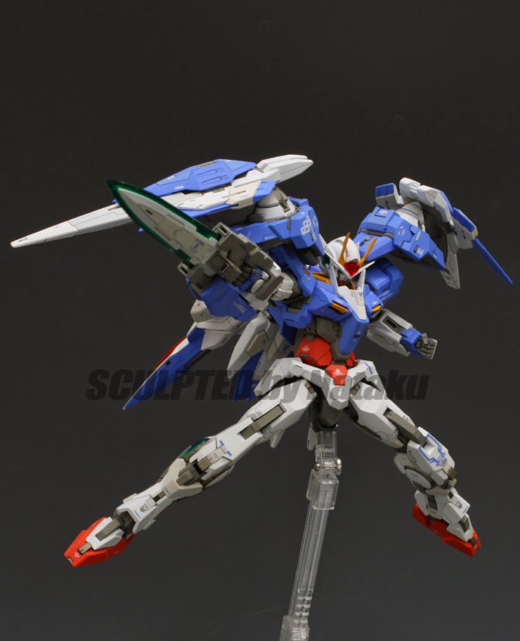 Custom Build: MG 1/100 00 Raiser + Seven Sword "Perfect Grade Detailing ...
