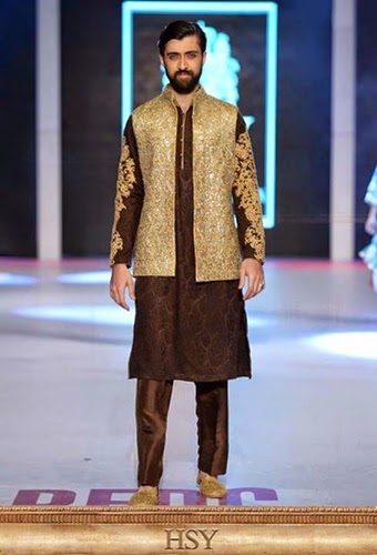HSY Sher Collection 2014-2015 at PFDC Sunsilk Fashion Week 2014 ...