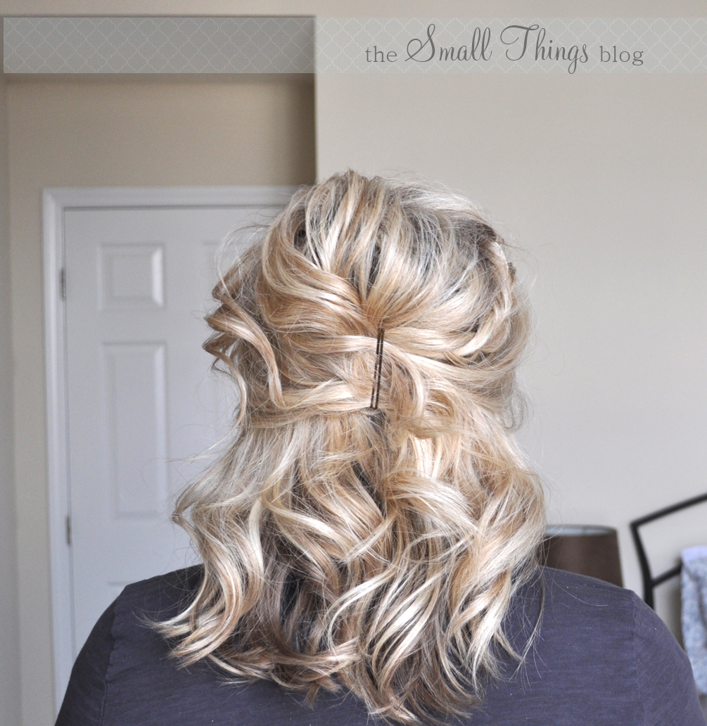 Half French Braid Half Up - The Small Things Blog