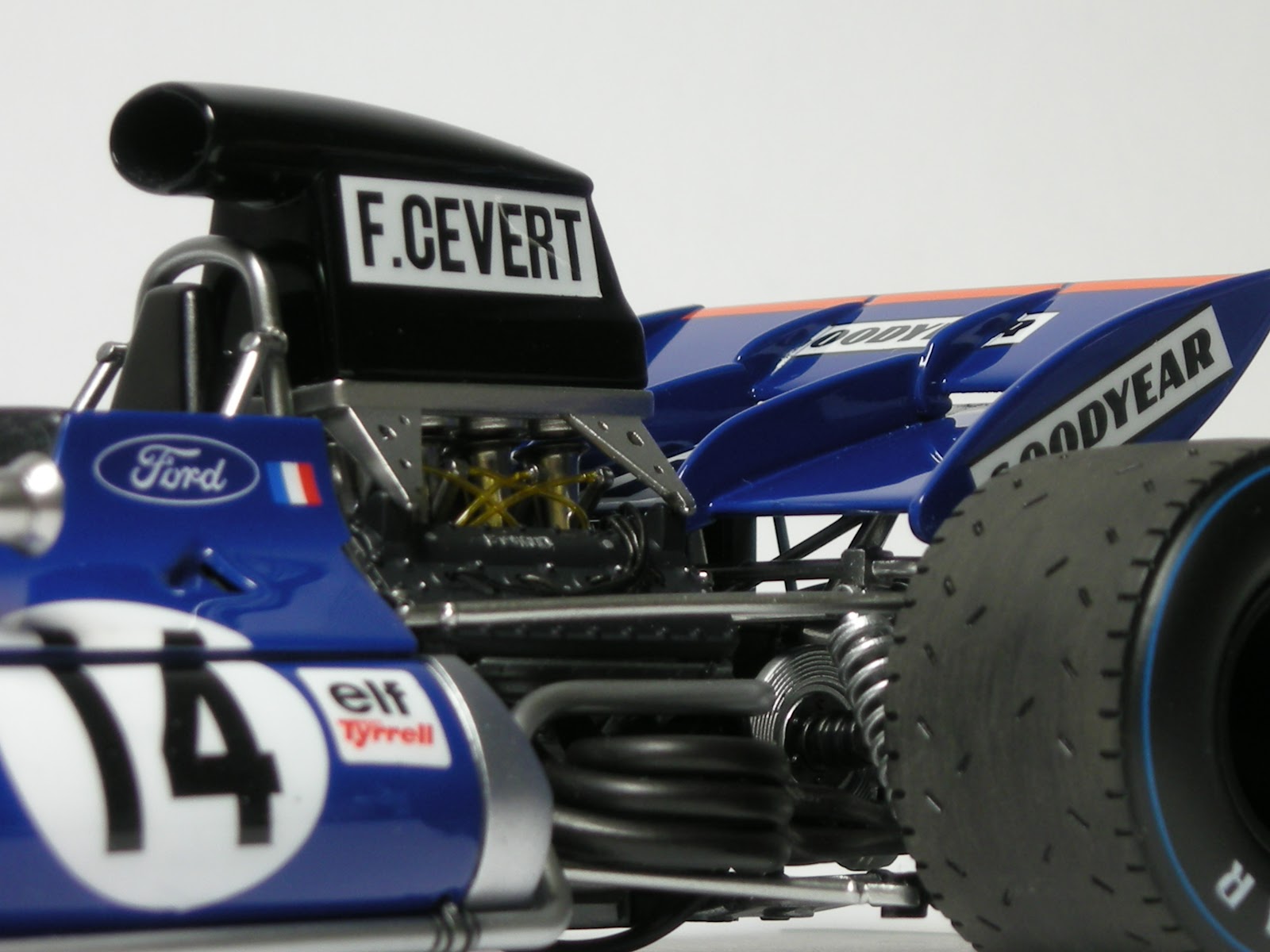 模型と時間: EBBRO 20008 Tyrrell 002 British GP 製作