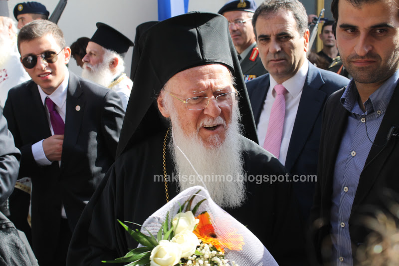 ΓΟΝΙΜΟ-live: Ο ΟΙΚΟΥΜΕΝΙΚΟΣ ΠΑΤΡΙΑΡΧΗΣ ΒΑΡΘΟΛΟΜΑΙΟΣ ΣΤΟ ΣΙΔΗΡΟΚΑΣΤΡΟ ...