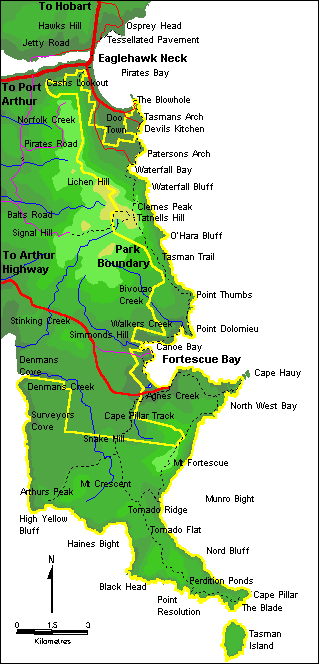 Walking the Tasman Peninsula 2011: Walk Number 23......Waterfall Bay to ...