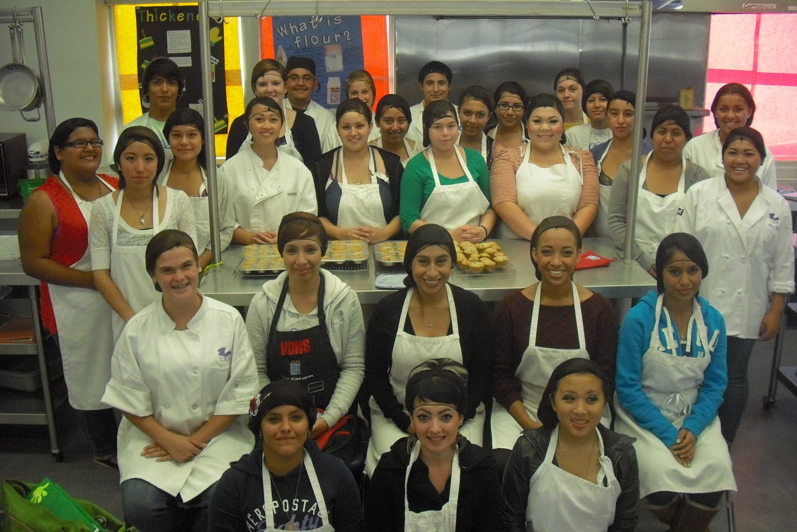 Lompoc High School Baking and Pastry Class