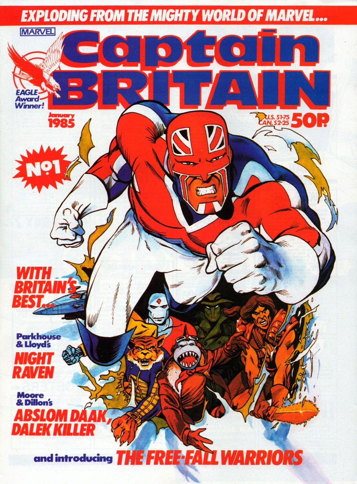 CRIVENS! COMICS & STUFF!: CAPTAIN BRITAIN COVER GALLERY - PART ONE...