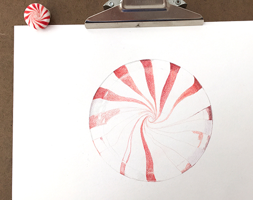 Sarah Melling: Pencils and Paper: Round Things, No. 1