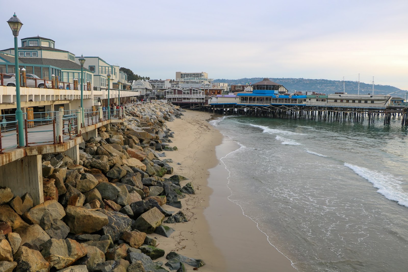 Gravel Beach: Redondo Pier