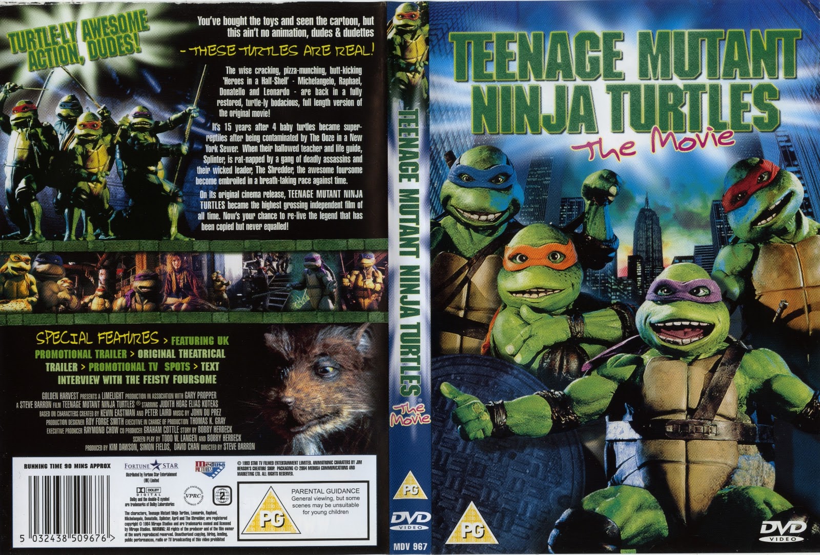 squer's TMNT Collection: 1990 TMNT THE MOVIE DVD