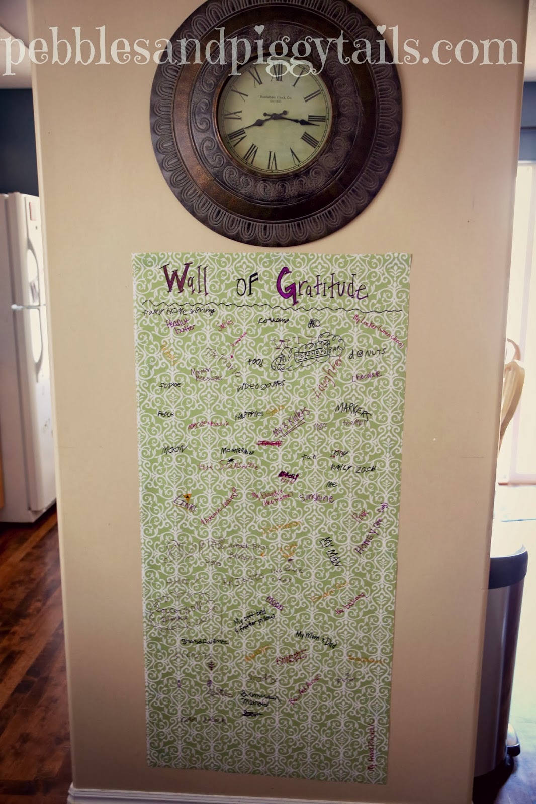 Gratitude Wall: Last Minute Gratitude Lesson for Kids | Making Life ...