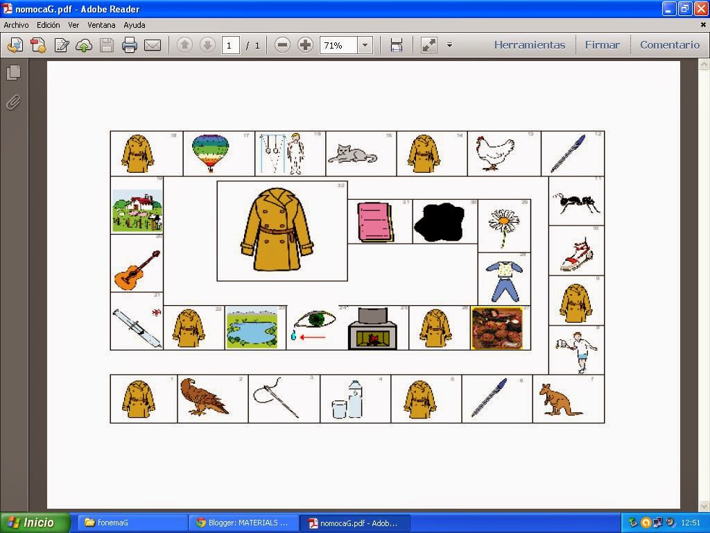 MATERIALS DE LOGOPEDIA: ACTIVIDADES DEL FONEMA /G/