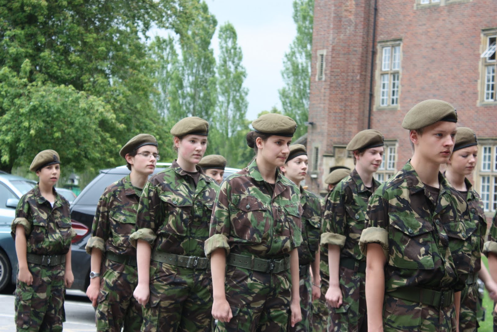 Aberdeen House Blog, Ardingly College: Aberdeen Girls in CCF Parade