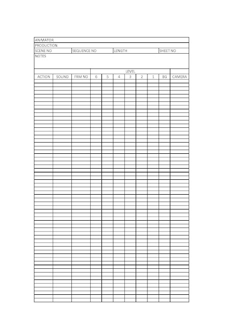 animind: format exposure sheet 100 baris