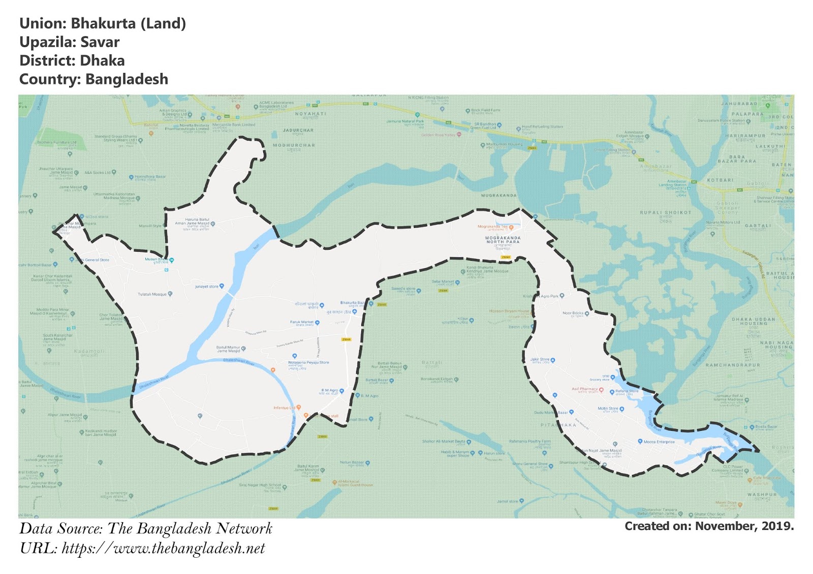 Bhakurta Union, Dhaka