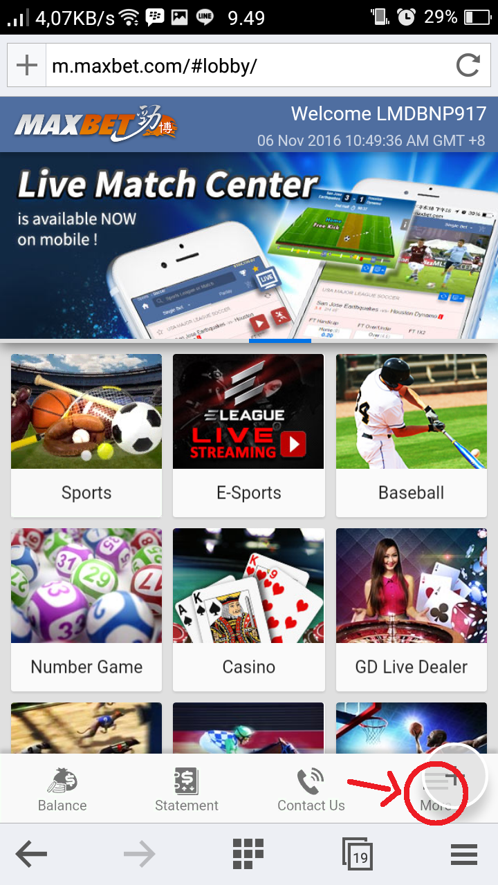 Cara Log in Maxbet Moblie | MagOne 2016