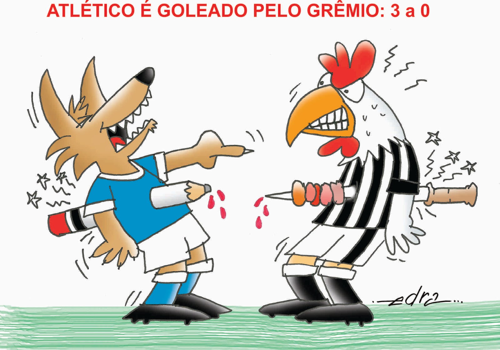 SÓ FUTEBOL - CHARGES