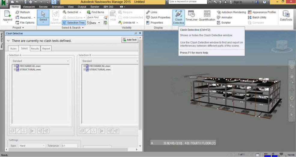 Kiểm tra va chạm trong Mô hình với Naviswork Manage ~ ĐÀM TÀI CAP