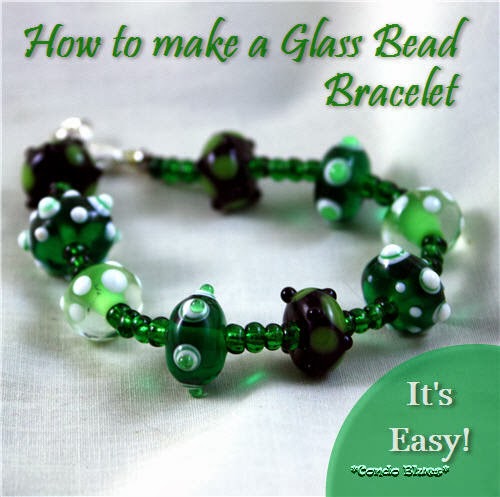 Condo Blues How To Make An Easy Glass Bead Bracelet