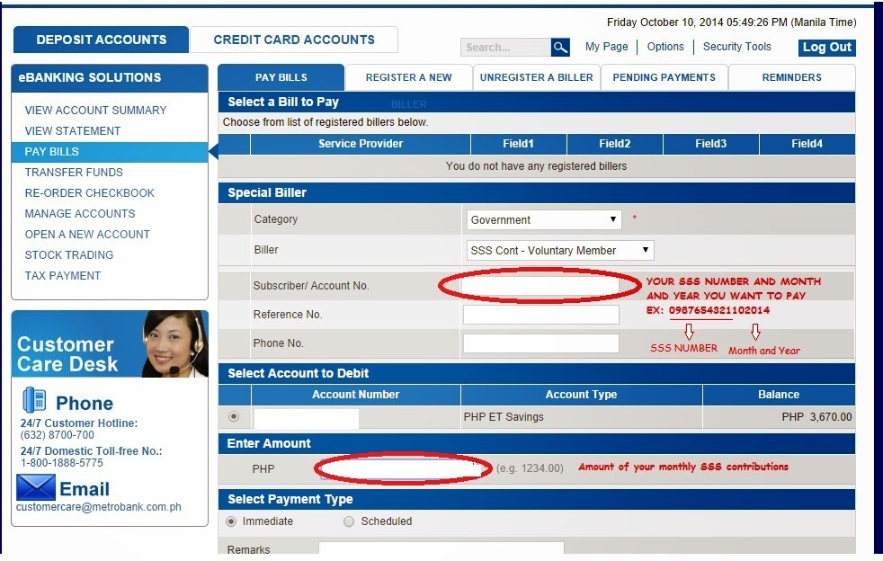 How to pay SSS contribution using Metrobank Direct Online? - TRENDING NEWS