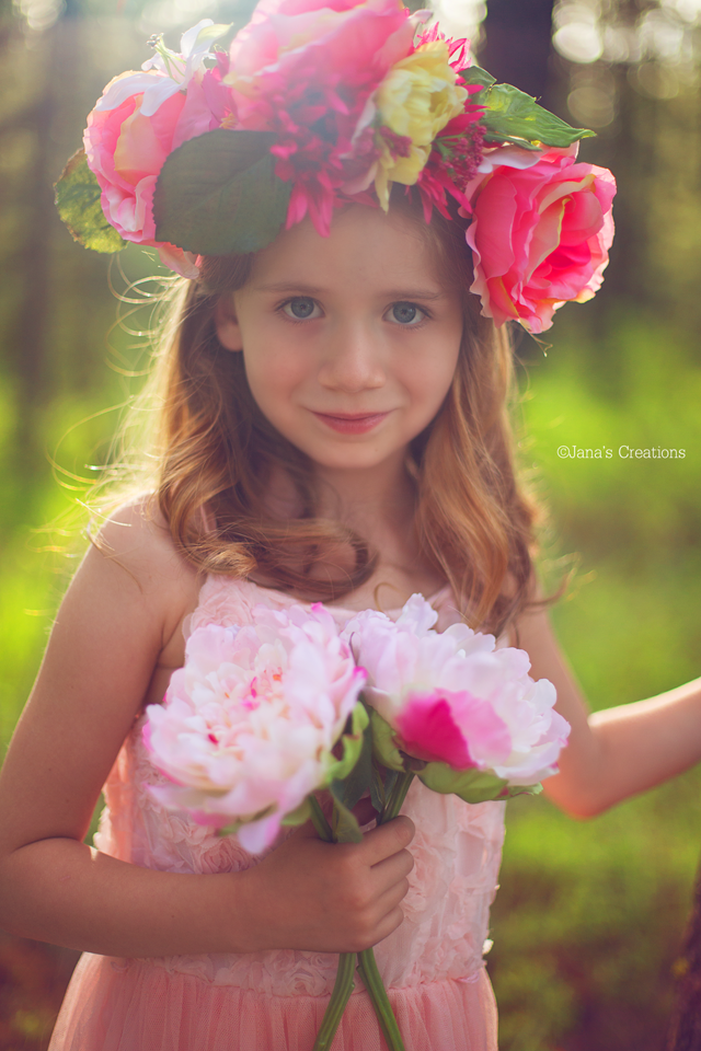 Jana's Creations: The most beautiful 7 yr old I know......