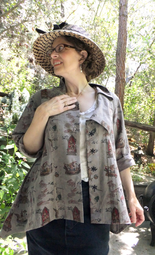 The Dashing Eccentric: Katherine Tilton Trapeze Top: B5891