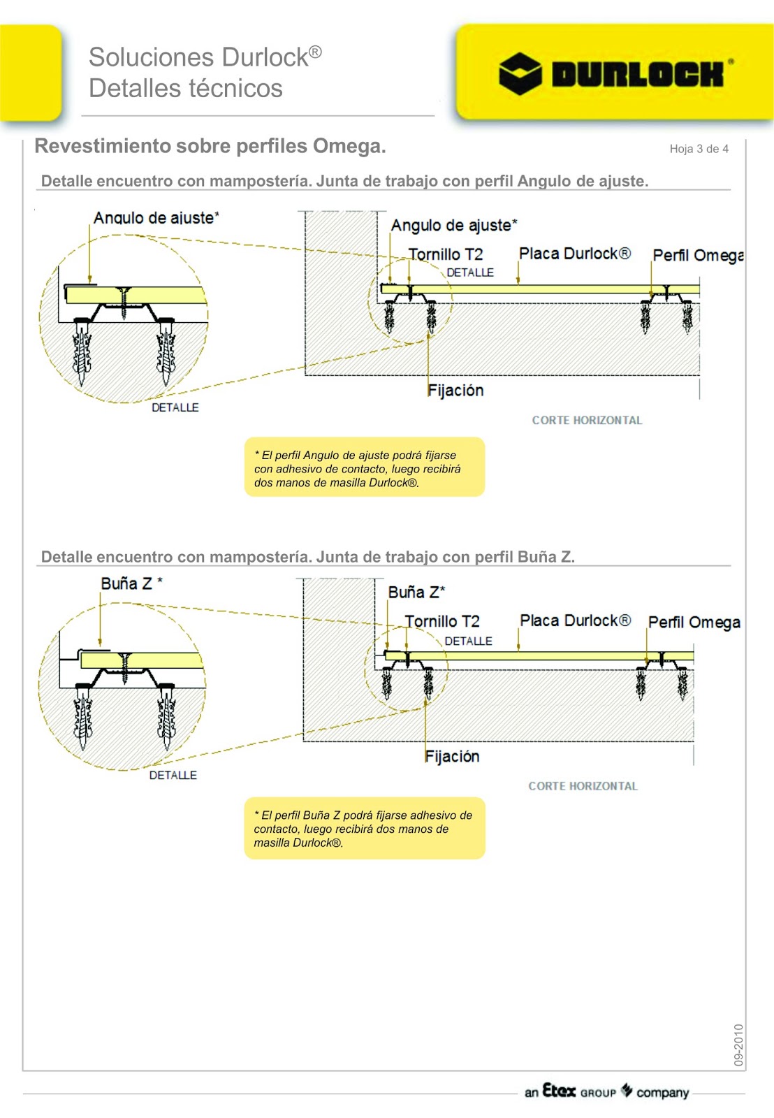 Cátedra de Materiales y Técnicas III: Detalles constructivos ...