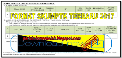 FORMAT SKUMPTK TERBARU TAHUN 2018 - Kurikulum Nasional