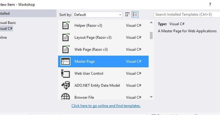 5b. Create a web application to demonstrate use of Master Page with ...