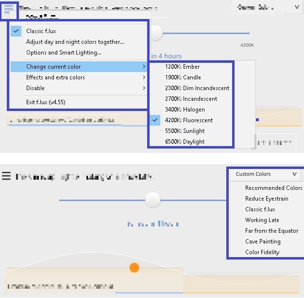 업무로 인한 눈 피로 / 모니터 블루 라이트 줄여서 눈 보호하자 / 색상 밝기 조절 프로그램 f.lux 방법