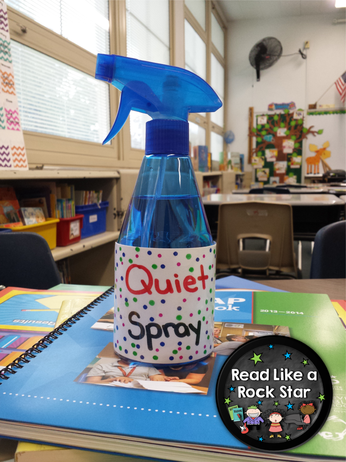 Read Like A Rock Star! : Bright Idea: Quiet Spray!!!