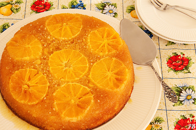 Carolines blog: Sticky citrus sponge cake