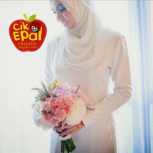Wedding Cik Epal: Hand Bouquet fresh flowers sponsored by FLORA BY ...