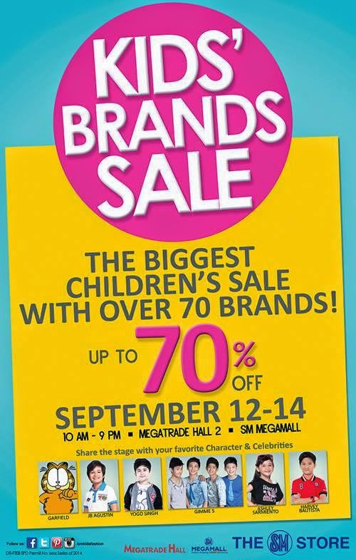 Manila Shopper: SM Kids' Brands SALE @SM Megatrade: Sept 2014
