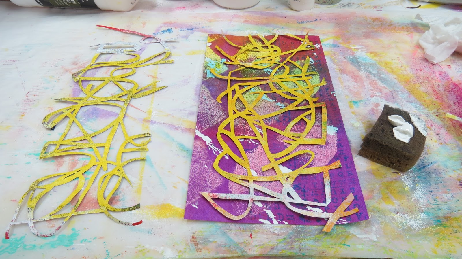 Approachable Art by Judi Hurwitt: How-To: Rescue Ugly Paper... (and ...