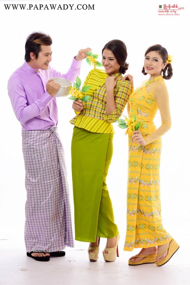 Happy New Year : Myanmar Thingyan Fashion Photoshoot