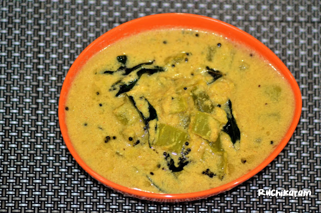 Ruchikaram: Padavalanga Parippu Curry | Snake Gourd Dhal Curry
