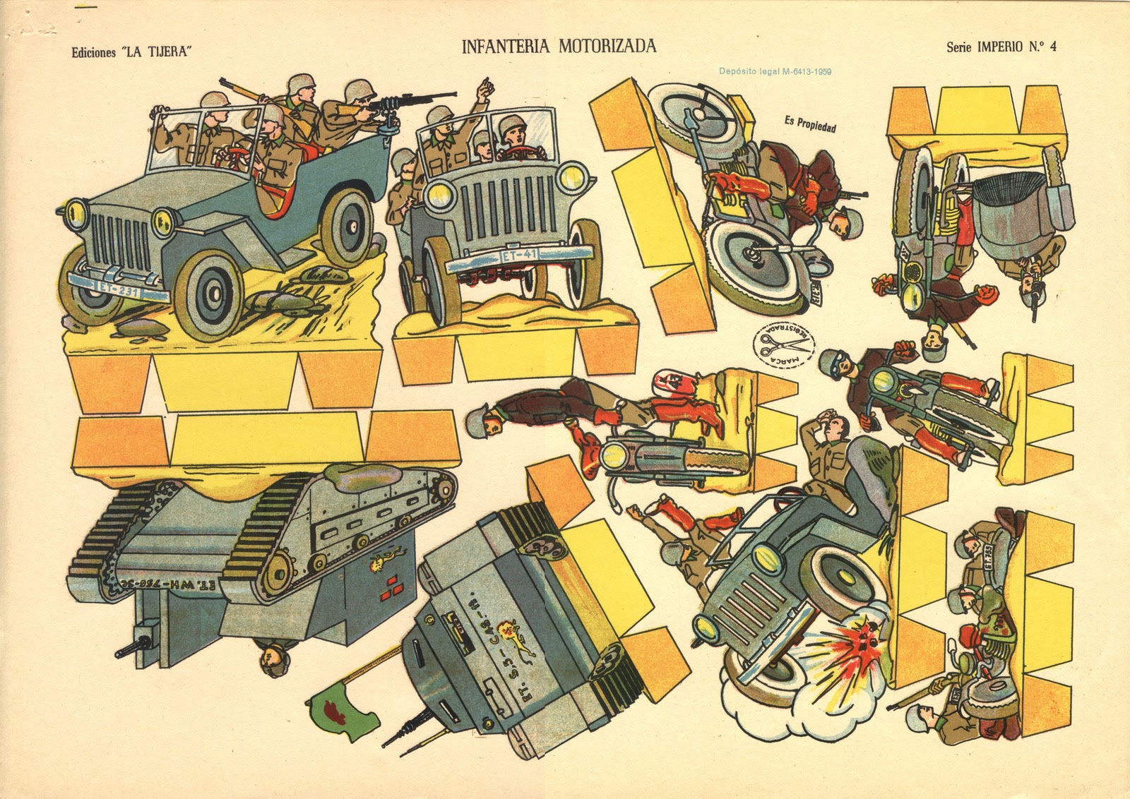 PAPELES Y METALES: recortables "La Tijera"