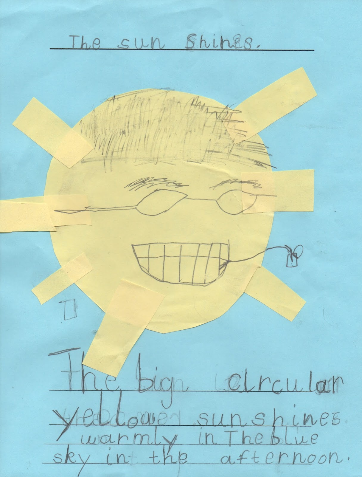 Mrs. Huff's Stuff: Authors and Artists Writing Club!: "Sunny Sentences ...
