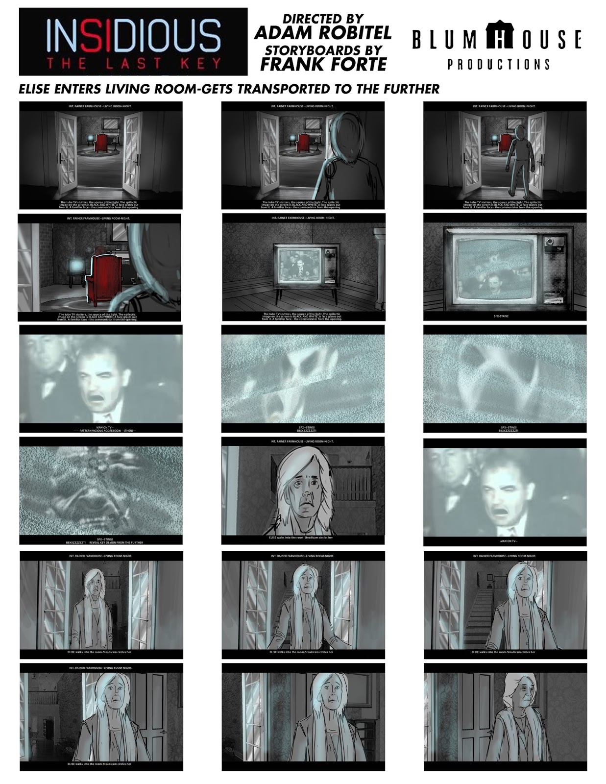 Frank Forte Film Storyboards: INSIDIOUS:The Last Key