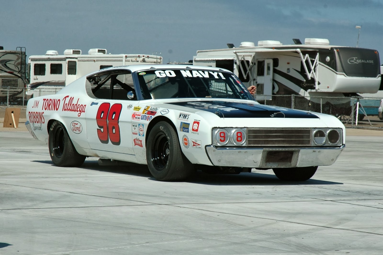POPPA WHEELIE: Lee Roy Yarbrough's 1969 Nascar Ford