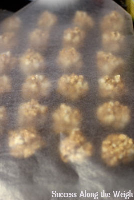 Success Along the Weigh: Brown Butter Speculoos Mini Popcorn Balls