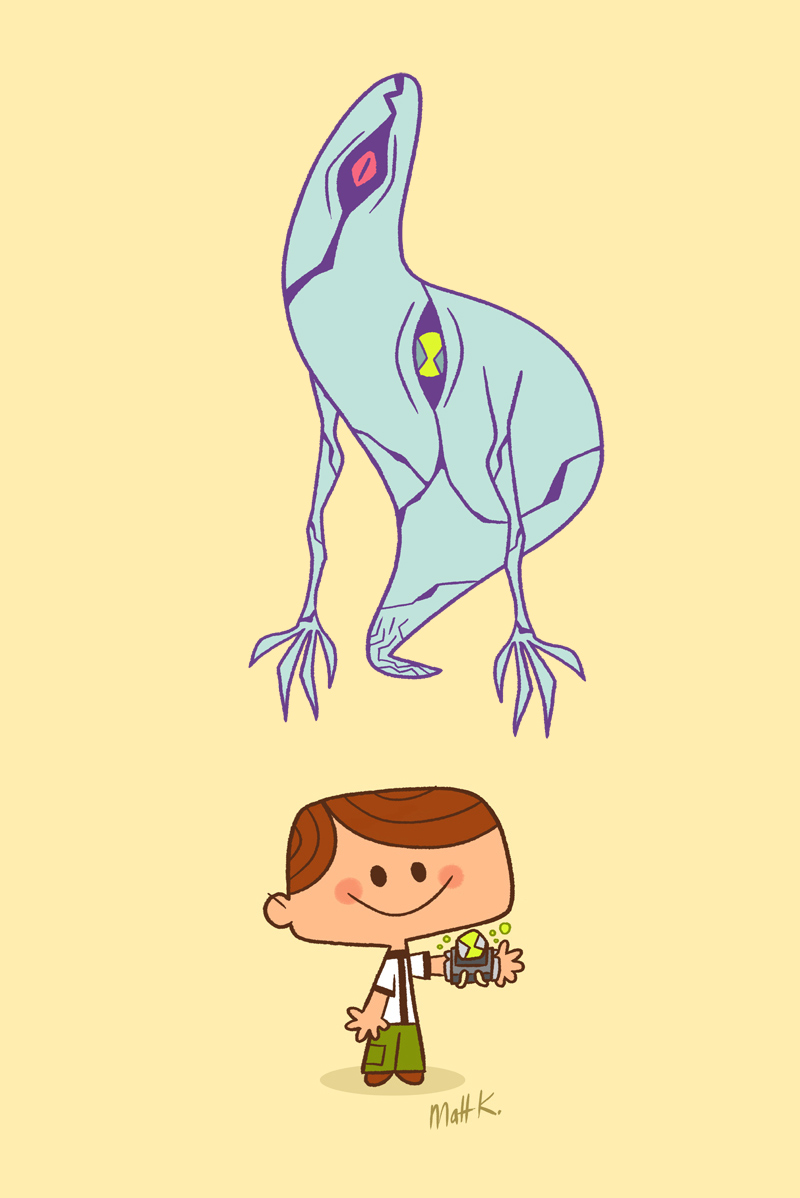 The Art of Matt Kaufenberg: Ben 10 Ghostfreak