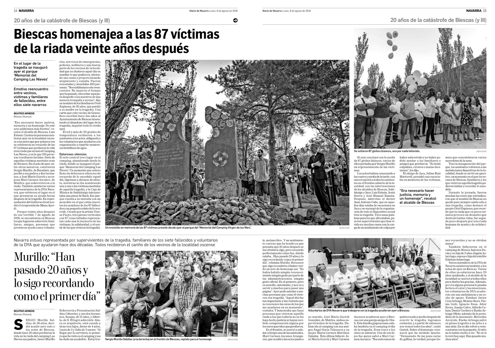 La buena prensa: La tragedia de Biescas