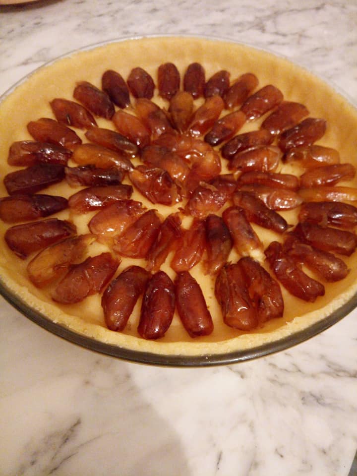 Recette du tarte aux dattes