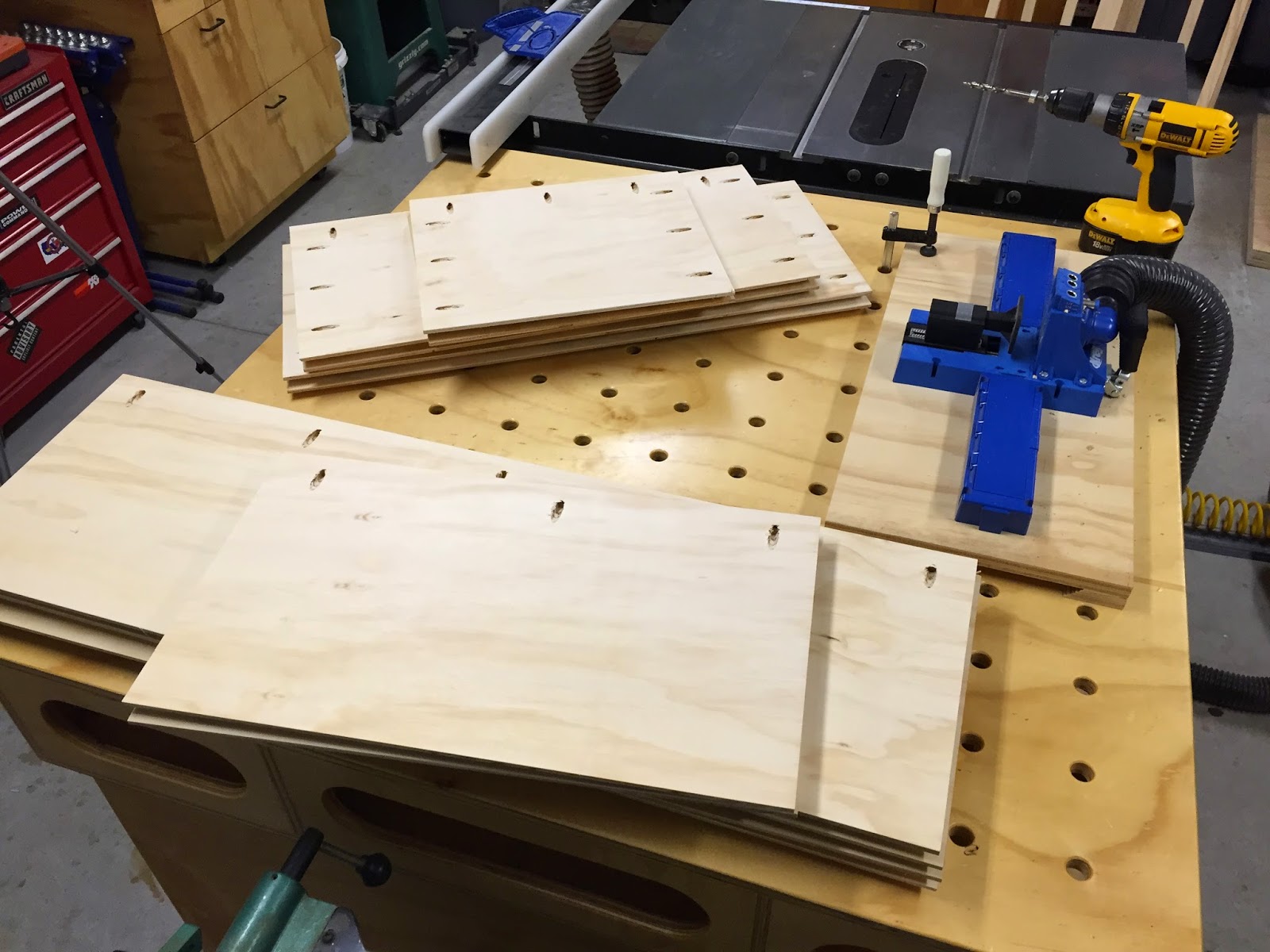 Somehow it all came together: Upper kitchen cabinet build