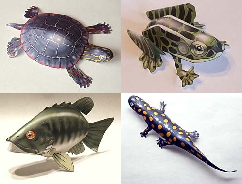 animal papercraft ~ origami instruction