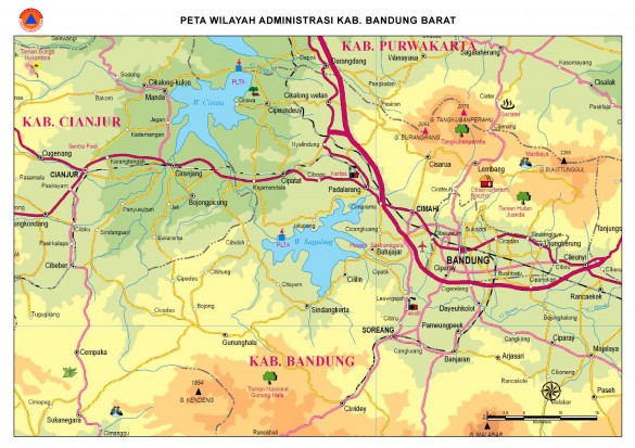 LETAK GEOGRAFIS KBB ~ PNPM KAB. BANDUNG BARAT