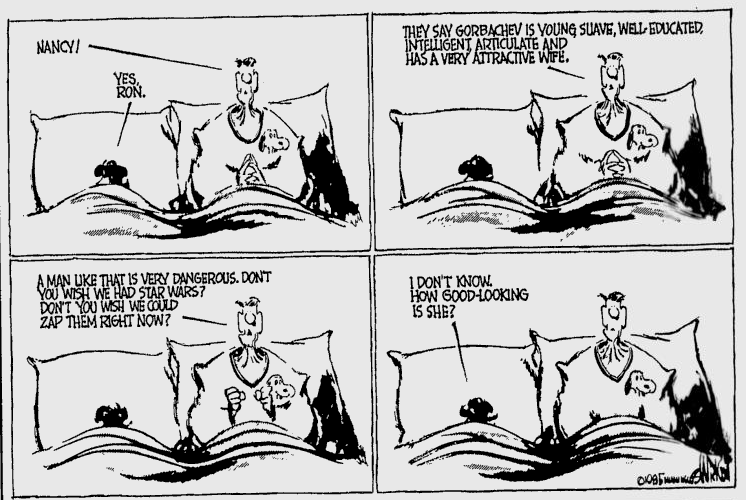 Random Pixels Blog: A classic Don Wright cartoon from March 13, 1985