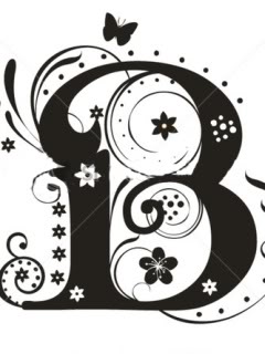 Hinh nen thu phap chu cach dieu - chu B | Hình nền