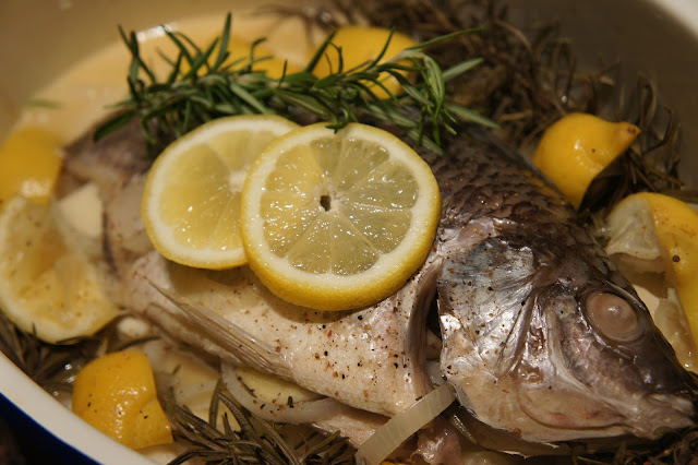 Say My Kitchen: Rosemary & Lemon Baked Fish 迷迭香柠檬烤鱼
